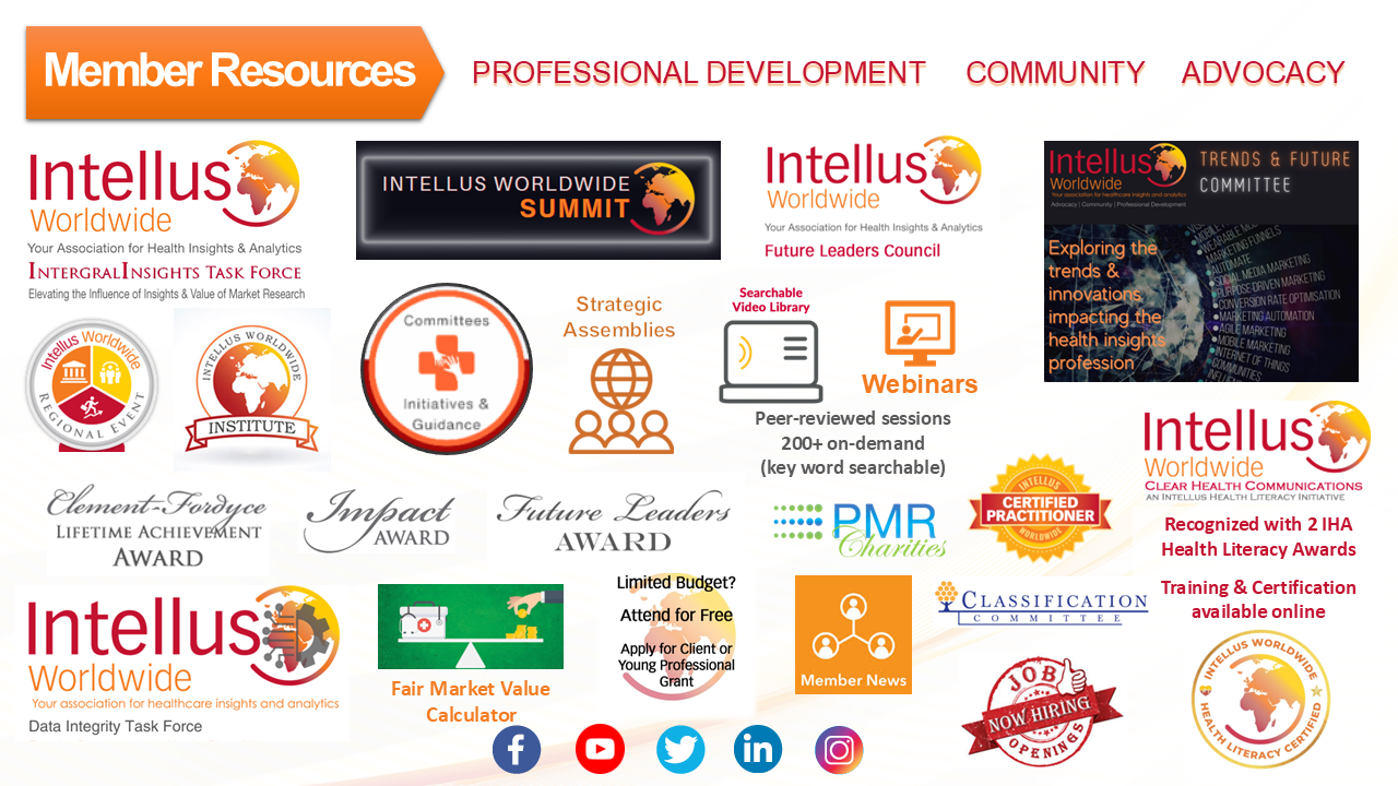 Intellus Worldwide > Become a Member > Member Benefits